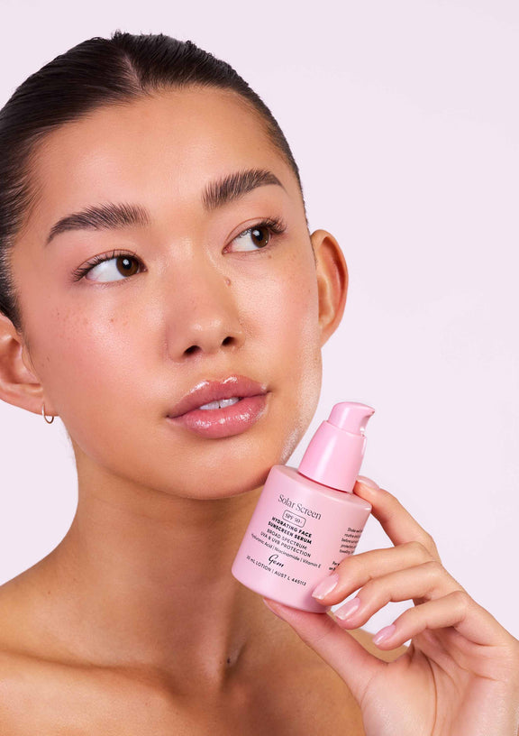 Solar Screen SPF 50+ Hydrating Face Sunscreen Serum – Gem AU