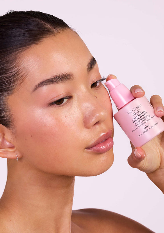 Solar Screen SPF 50+ Hydrating Face Sunscreen Serum – Gem AU
